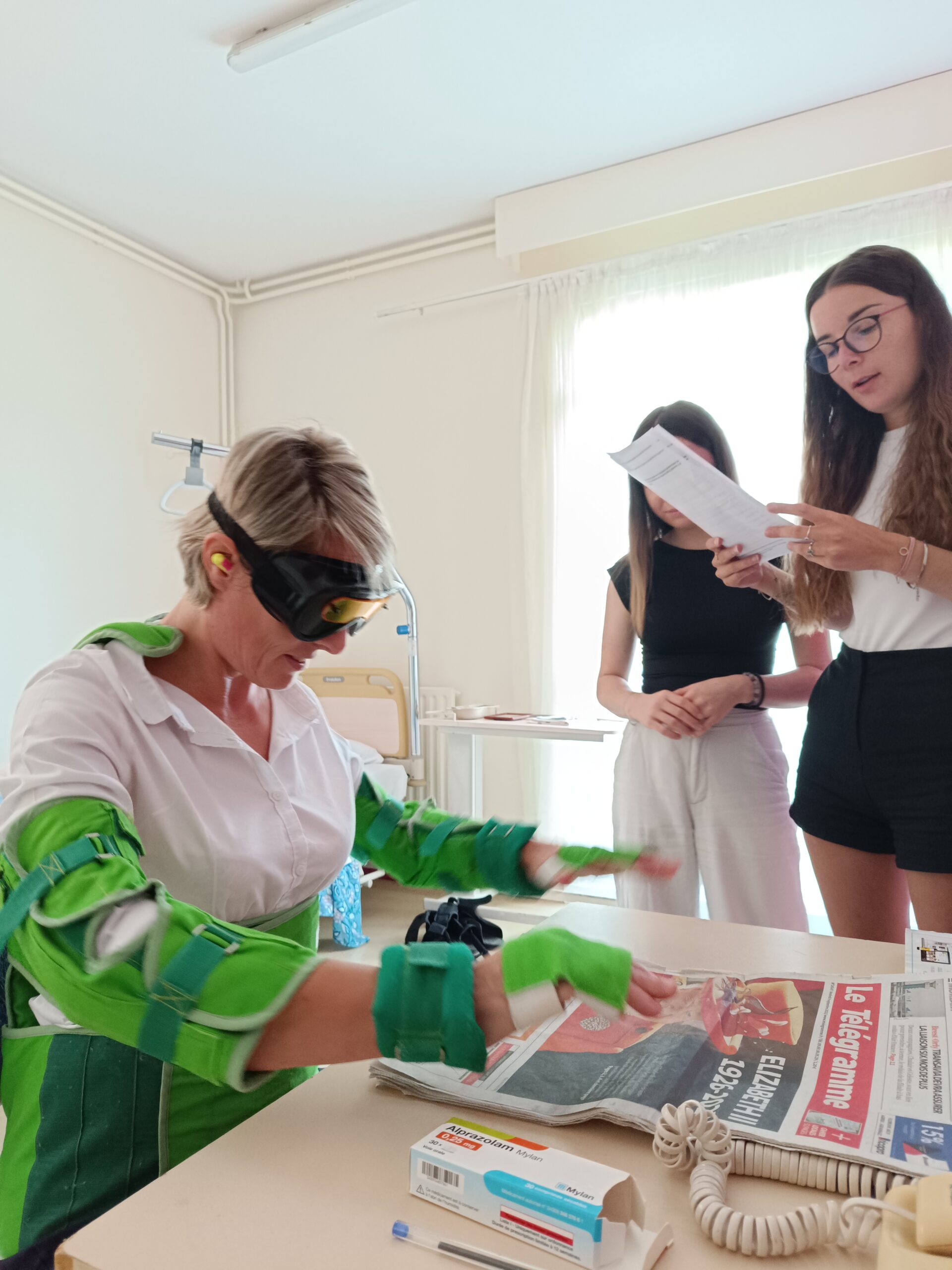 Aides-soignants - Simulateur de grand âge - IFPS de Lannion